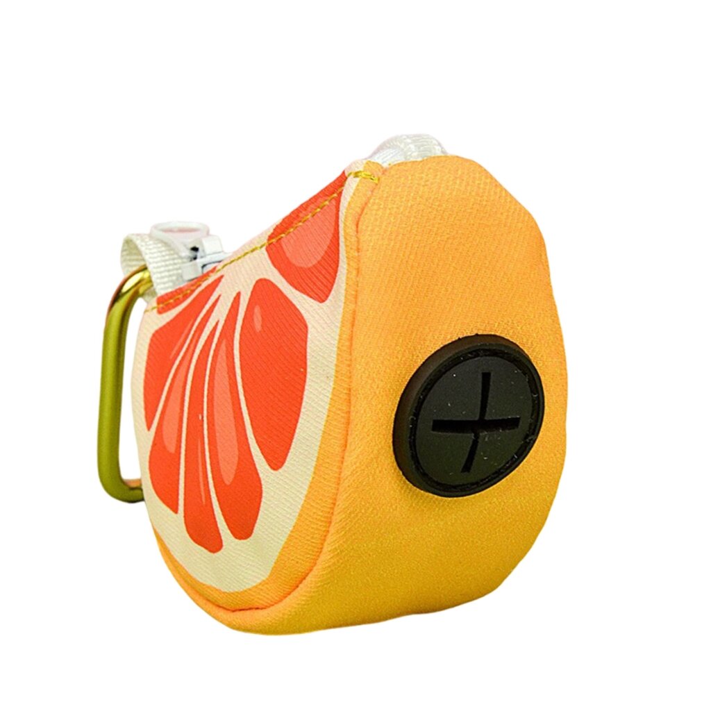 Держатель для пакетов с отходами для собак с фруктовым принтом