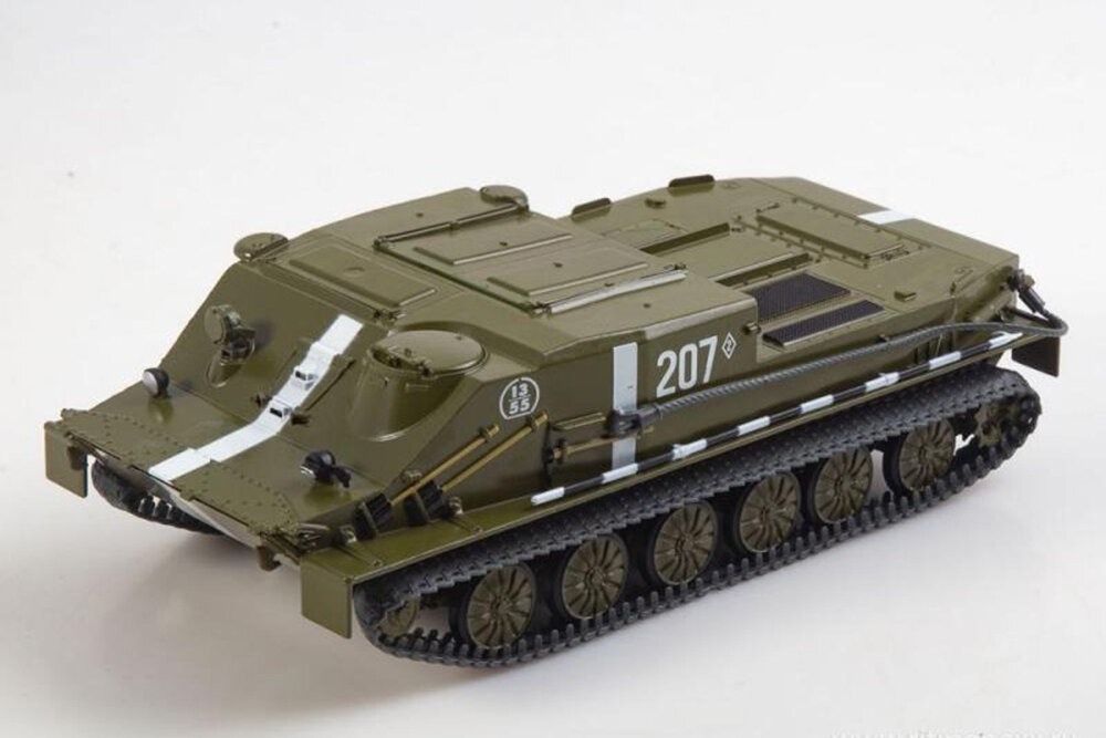 Модель коллекционная MODIMIO Танк БТР-50 стальная ладья (броня отечества #11)