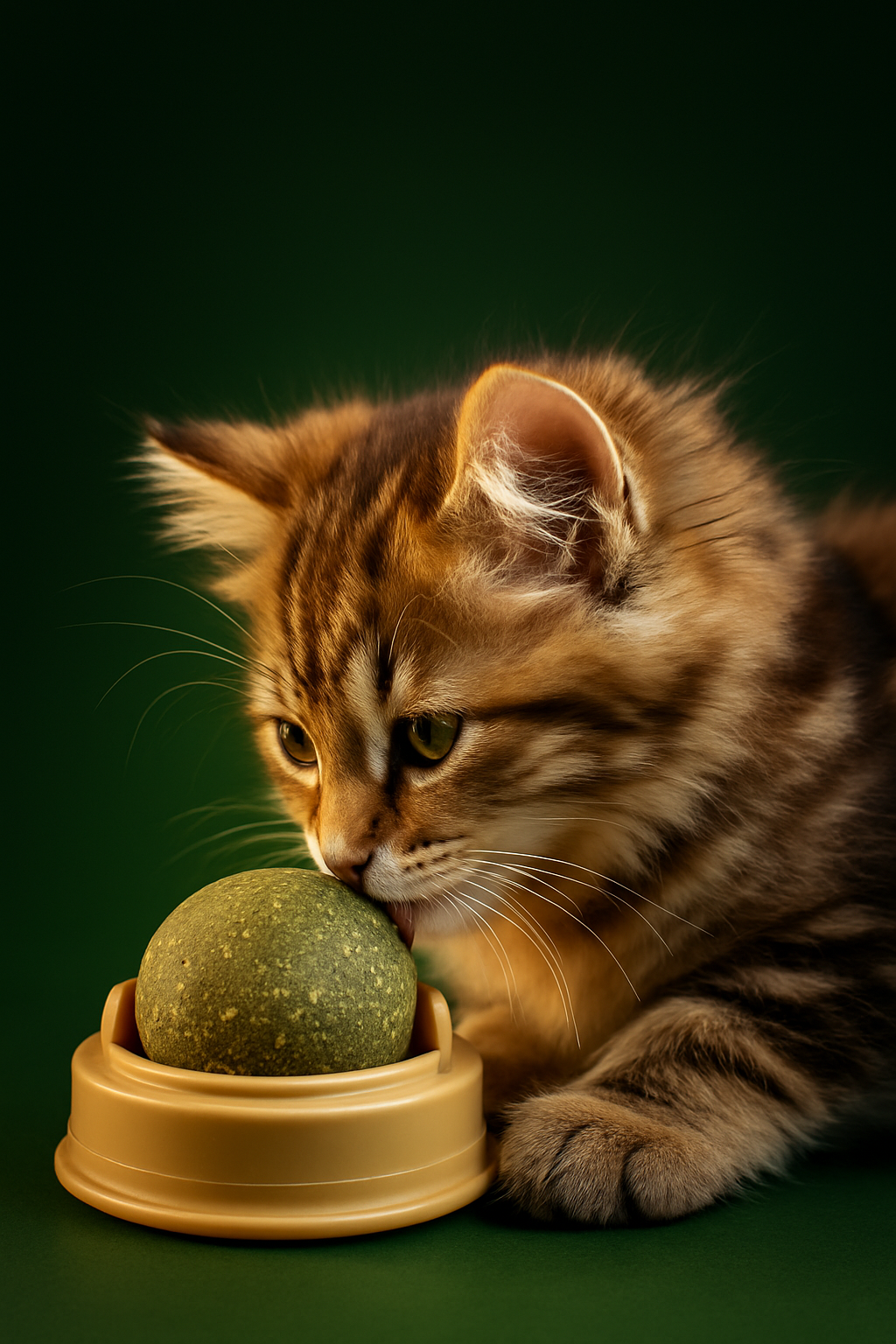 Кошачья мята, шарик для кошек мятный, лакомство, на липучке, COLOR Si — фото 1
