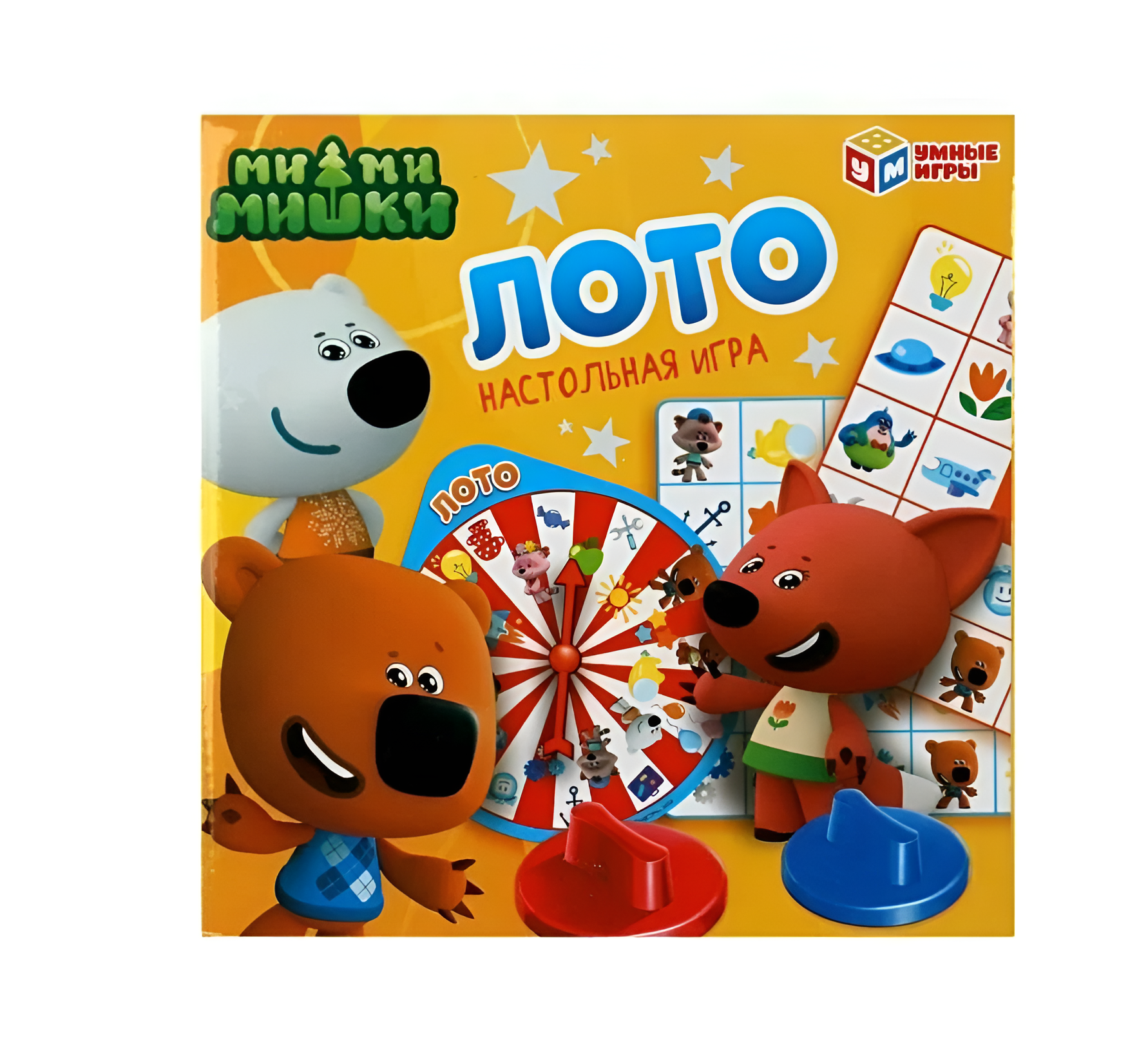 Настольная игра Умные игры "Ми-ми-мишки", лото, пластик, 2 игрока