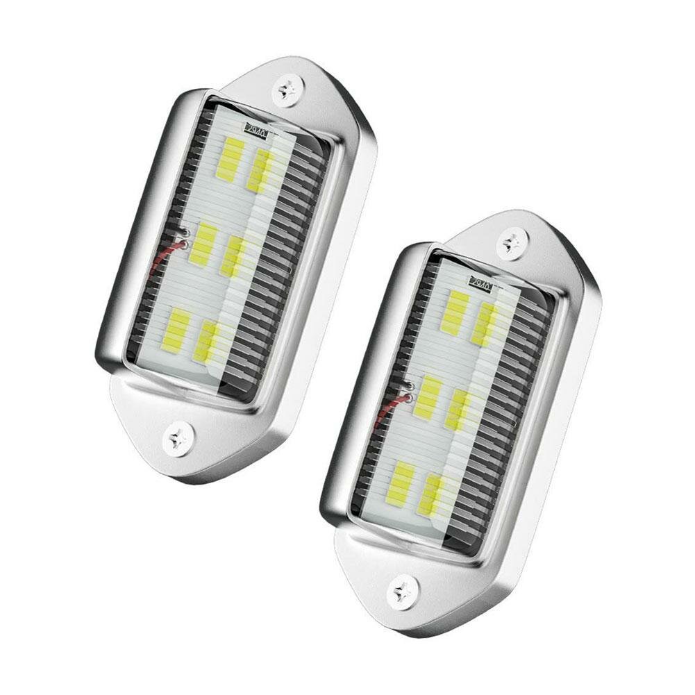 6LED лампа для номерного знака, фонарь подсветки номерного знака для грузовика, фургона, автобуса, прицепа, белый свет, боковой габаритный фонарь