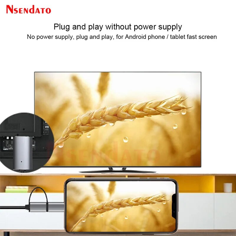 Nsendato Mirascreen LD39 USB к HDMI конвертер для смартфона Without box