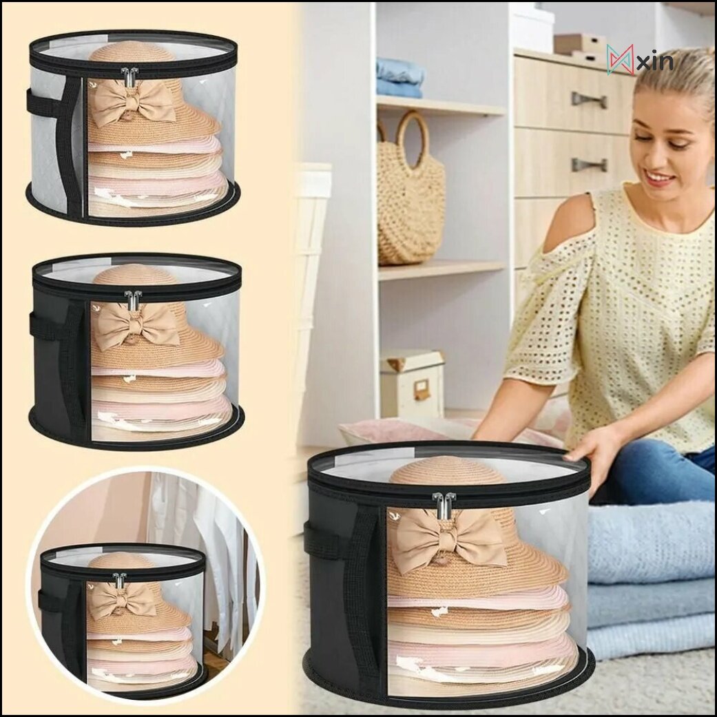 Кофр для хранения вещей "Ведро для хранения шляп"