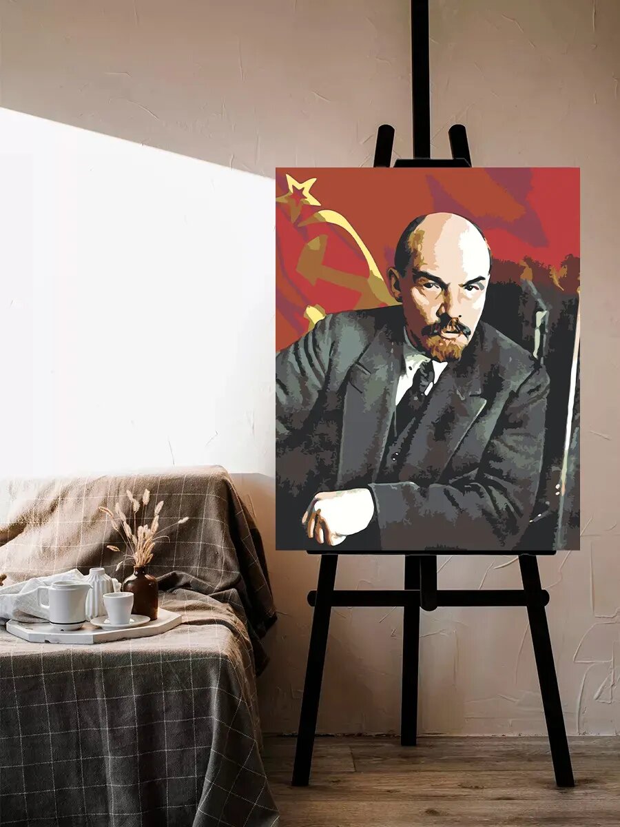 Картина по номерам Владимир Ильич Ленин СССР