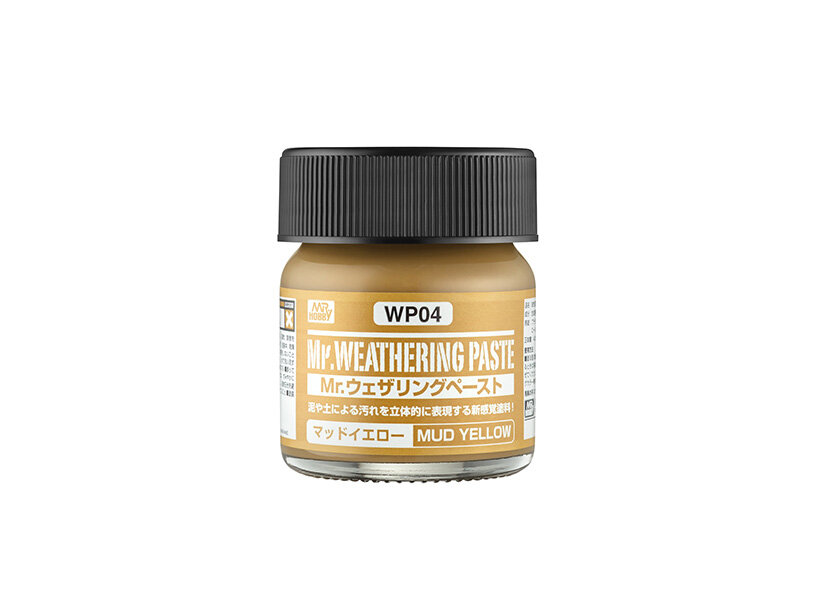 WP04 Mr.Hobby Пастообразная краска Mr. Weathering Paste (Грязь Жёлтая), 40 мл.