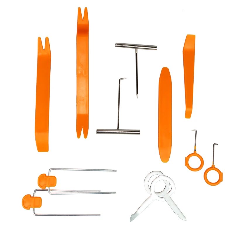 Автомобильный радиоприемник, панель двери, инструмент для снятия звука с открытой правой для Renault koleos, Megane, Fluenec, Latitude Clio 1, 2, 3, 4, 12pcs opp bag