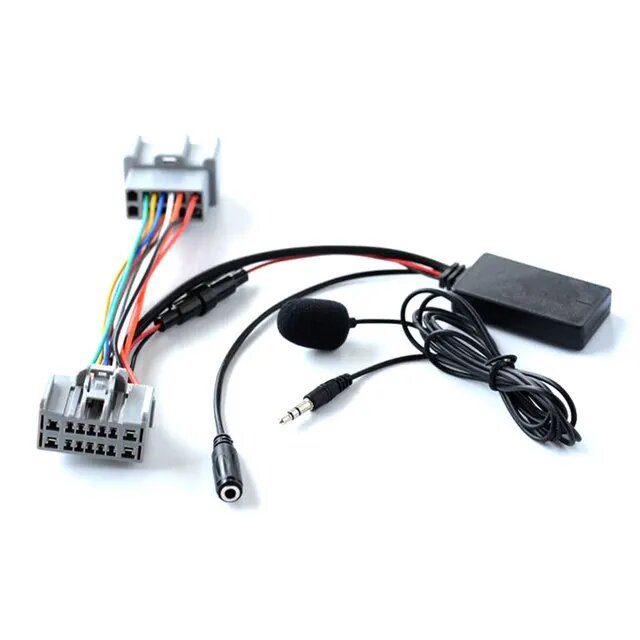 Автомобильный Bluetooth-модуль для Volvo C30 C70 S40 S60 S70 S80 V40 V50 V70 XC70 XC90, адаптер для кабеля, Bluetooth With MIC