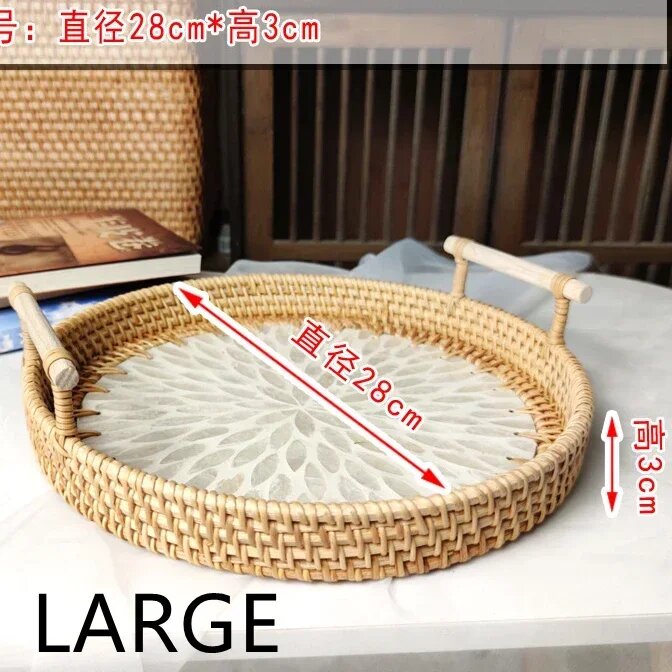 Поднос из ротанга XINCHEN 1PCS LARGE TRAY