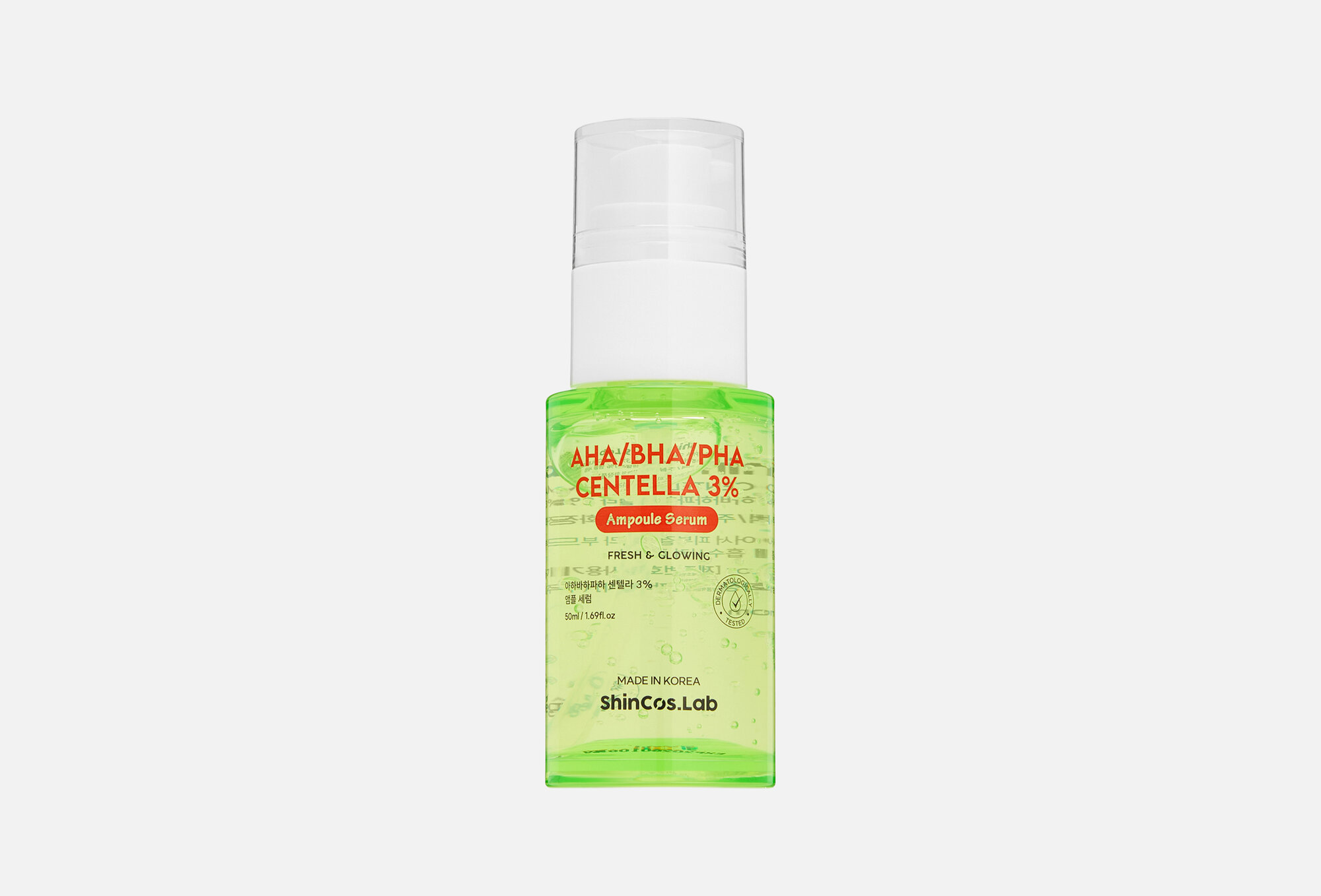 Сыворотка для лица SHINCOS.LAB AHA/BHA/PHA Centella 3% 50 мл