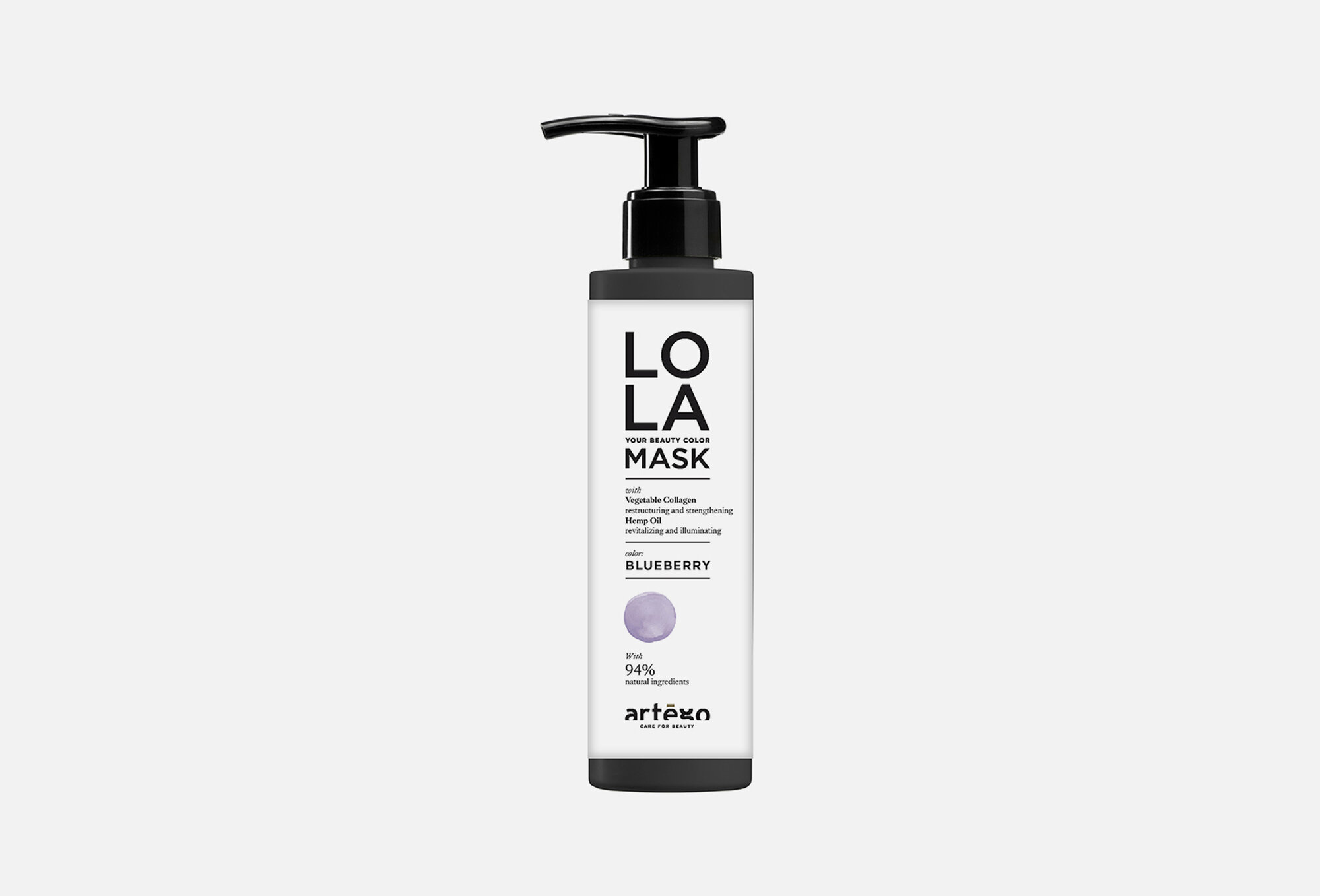 Маска оттеночная (черника) ARTÈGO LO LA mask BLUEBERRY 200 мл
