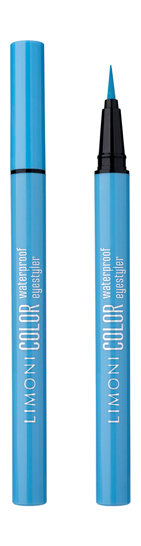 Limoni Подводка-фломастер для глаз Color Waterproof Eyestyler водостойкая, 0,4 мл, 05 Голубой