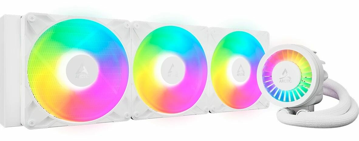Система водяного охлаждения для ПК Arctic Cooling Liquid Freezer III Pro 420 ARGB White