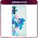 Чехол на Samsung Galaxy S21 + / Самсунг Галакси S21 Плюс с принтом "Голубая орхи...