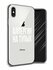 Чехол на Apple iPhone XS Max / Айфон XS Max с принтом "Аллергия на тупых", прозр...