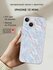 Чехол на Apple iPhone 13 mini / Айфон 13 мини с принтом "Сиреневый мрамор"