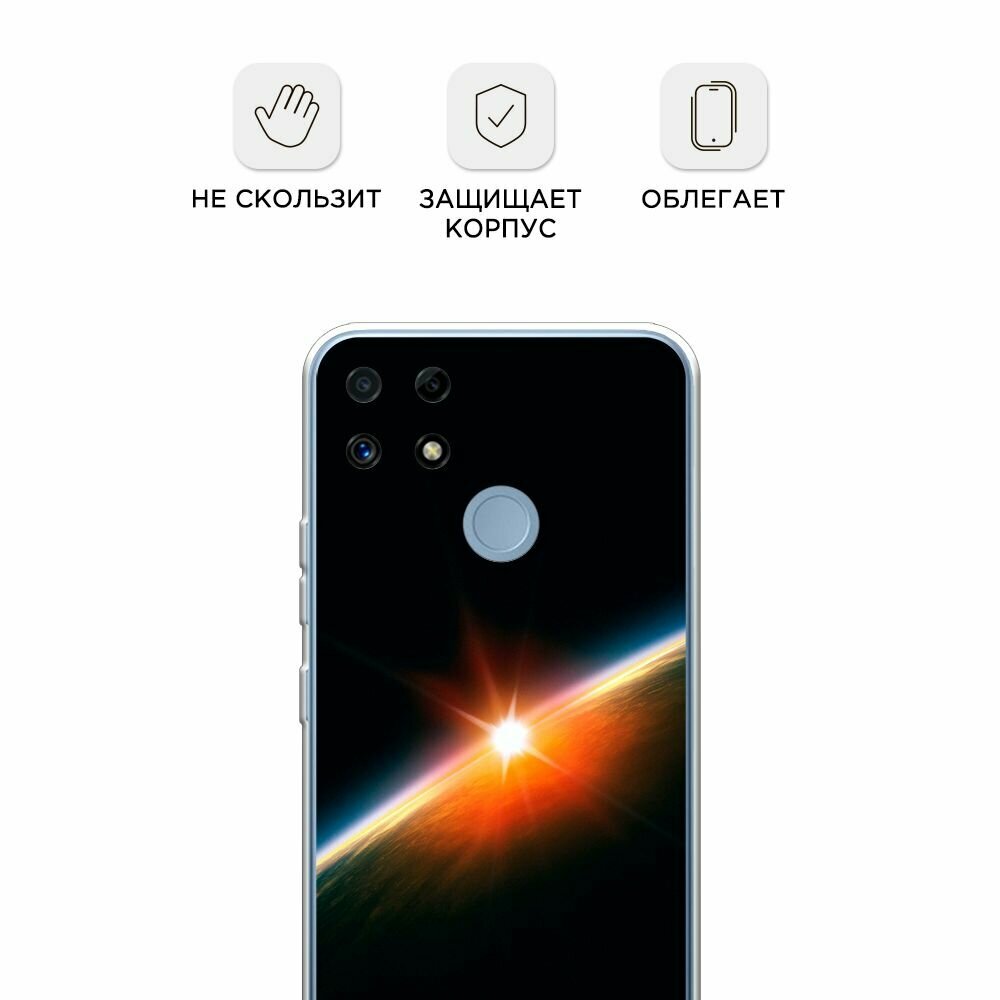 Чехол на Realme C25/C25s / Реалми С25/C25s с принтом "Космос 9" — фото 1