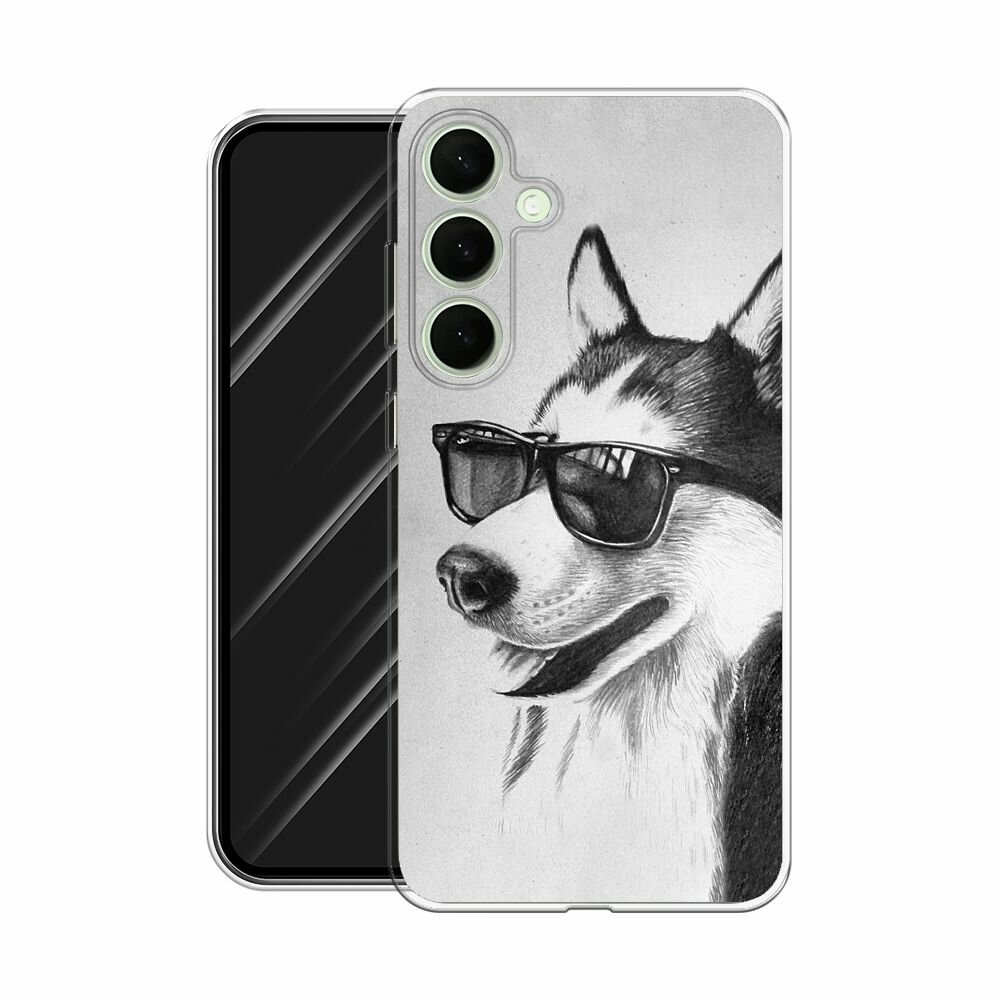 Чехол на Samsung Galaxy S25 Plus / Самсунг S25 Плюс с принтом "Крутой Хаске" — фото 1