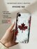 Силиконовый чехол на Apple iPhone 16e/17e / Айфон 16е/17e с принтом "Канада"