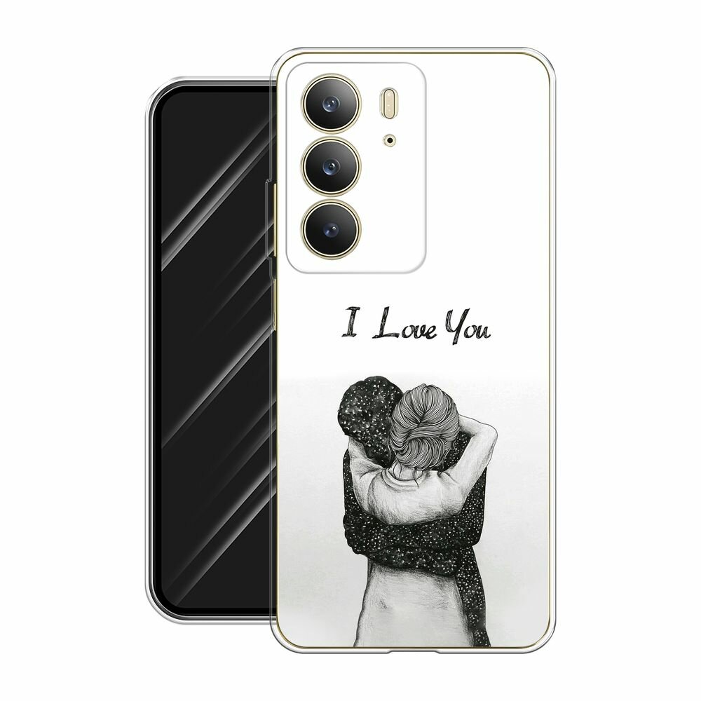 Чехол на Realme C75 4G / Реалми C75 4G с принтом I love you 1 — фото 1