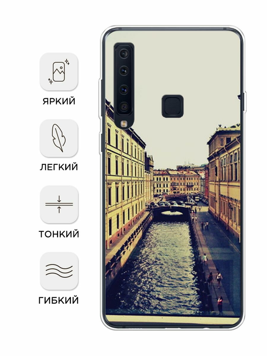 Чехол на Samsung Galaxy A9 2018 / Самсунг Галакси А9 2018 с принтом "Санкт-Петербург" — фото 1
