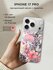 Чехол на Apple iPhone 17 Pro / Айфон 17 Про с принтом "Лиловые полевые цветы", п...