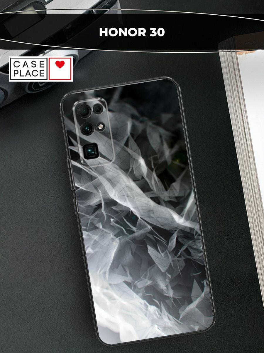 Силиконовый чехол на Honor 30 / Хонор 30 с принтом "Абстракция 9"