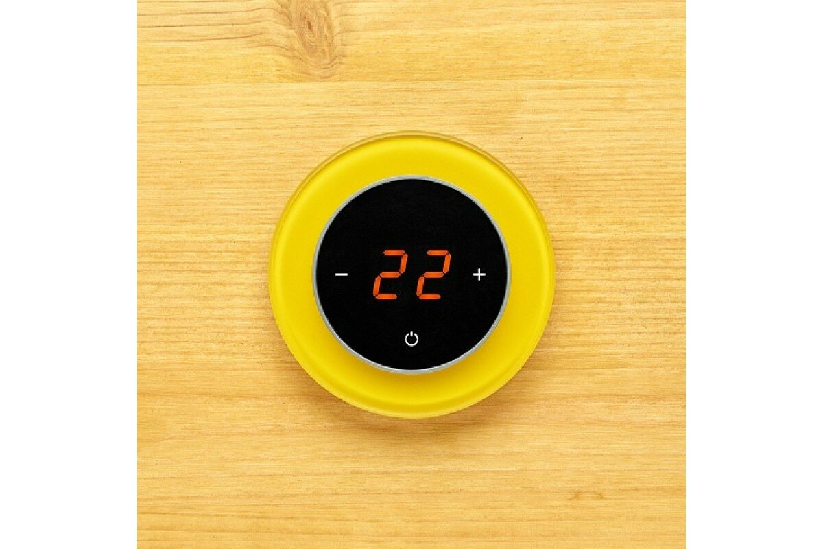 Терморегулятор Aura RONDA 1023 Yellow Rich (яркий желтый) сенсорное управление