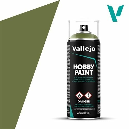 Спрей грунтовка Goblin Green Hobby Paint In Spray 027 - 400 Ml. Vallejo