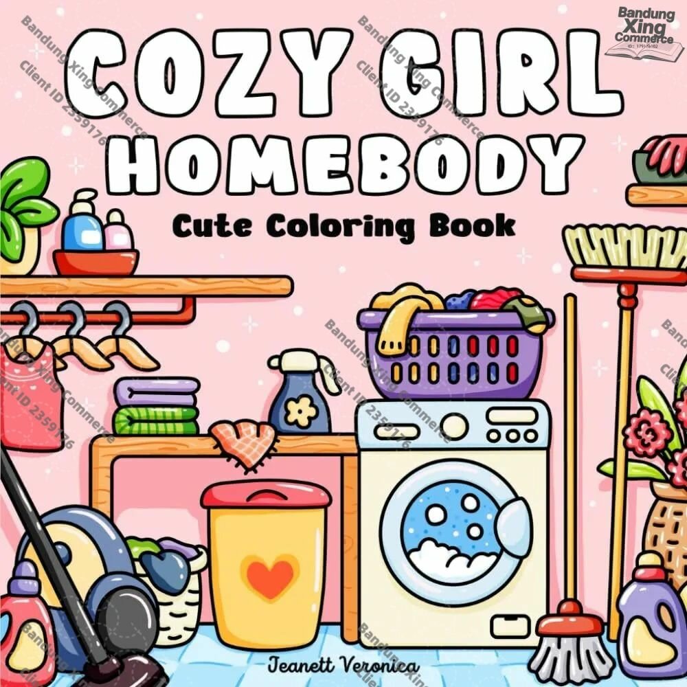 Раскраска антистресс для взрослых и подростков Coco Wyo -COZY GIRLHOMEBODY 80