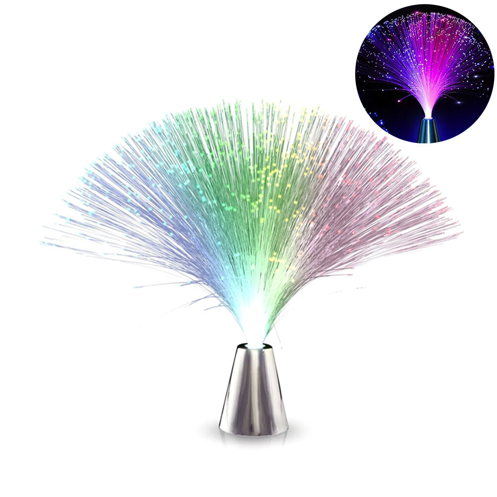 Светодиодный светильник с изменением цвета, оптоволоконный фонтан, ночник, украшение для дома, светящиеся игрушки