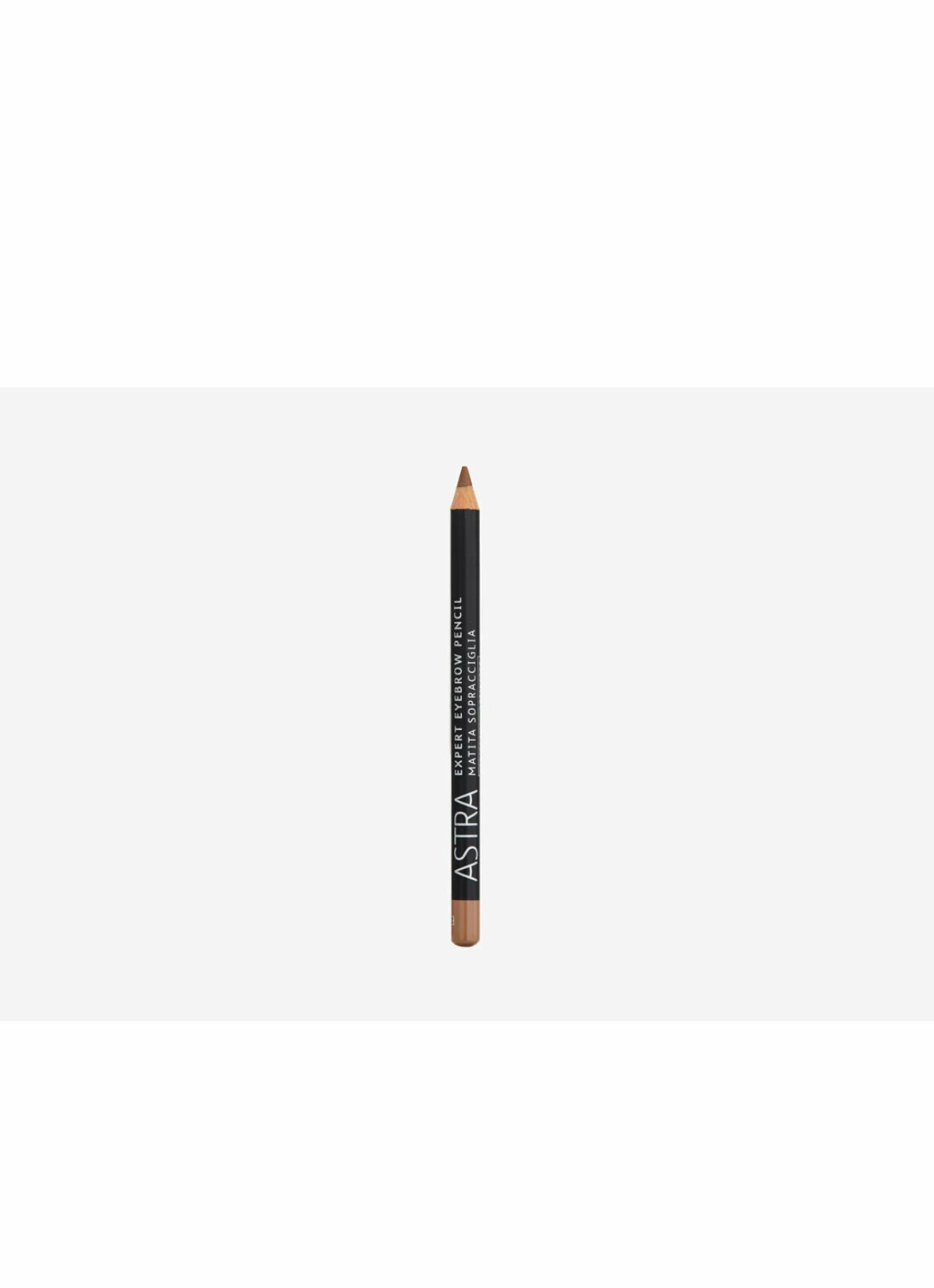 Карандаш для бровей Astra Make-Up ASTRA expert EB4, гипоаллергенный, с щеточкой