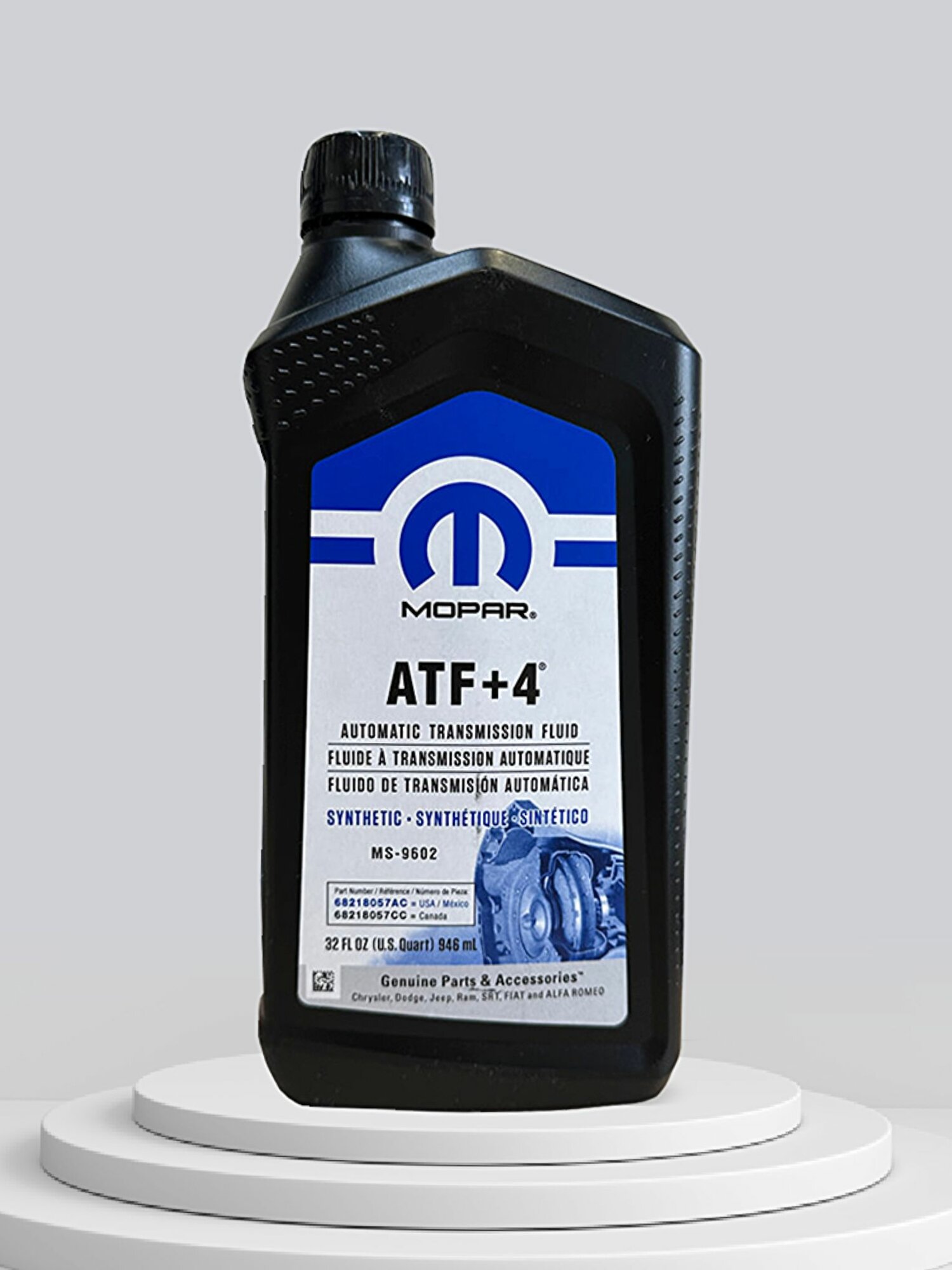 Масло трансмиссионное Mopar ATF+4 для АКПП (946 мл) / 68218057AC