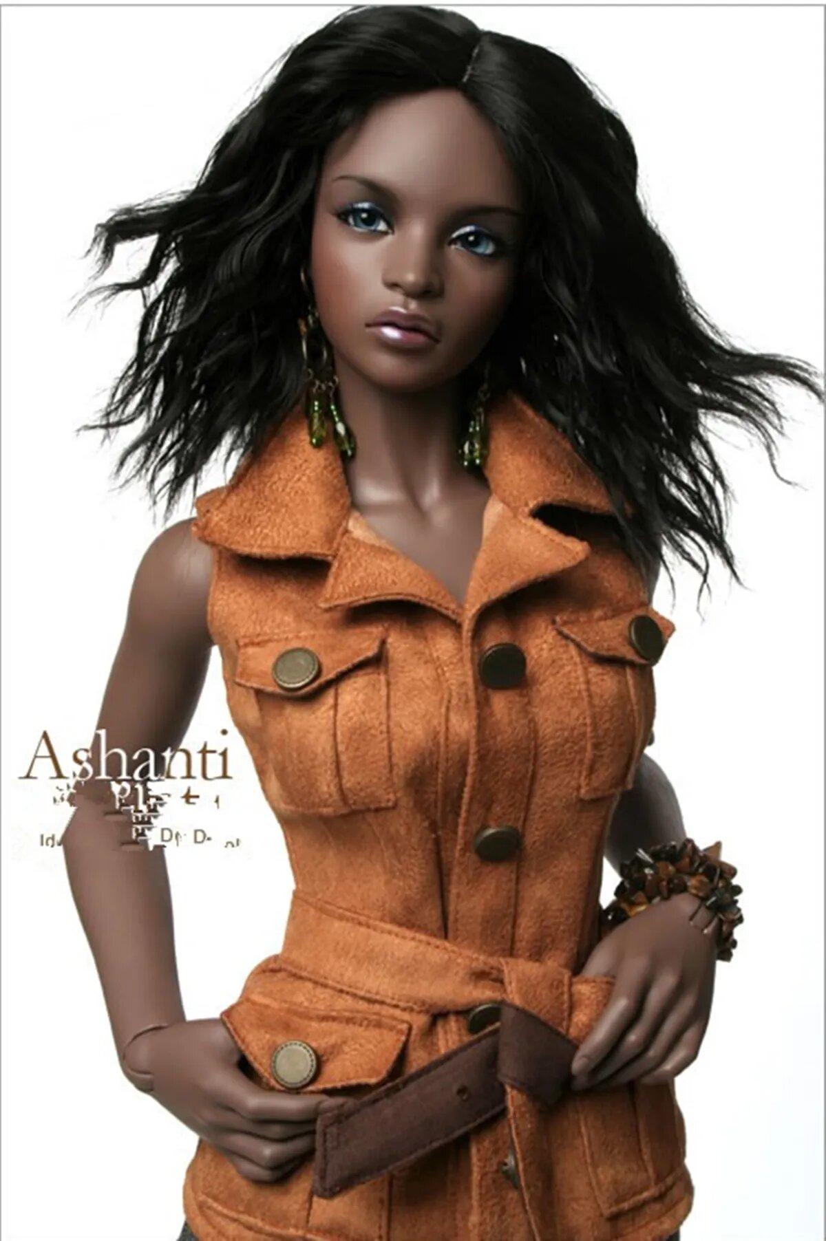 Кукла Dollhua Ashanti 63,5 см 1/3, Normal skin, only head no body, Унисекс