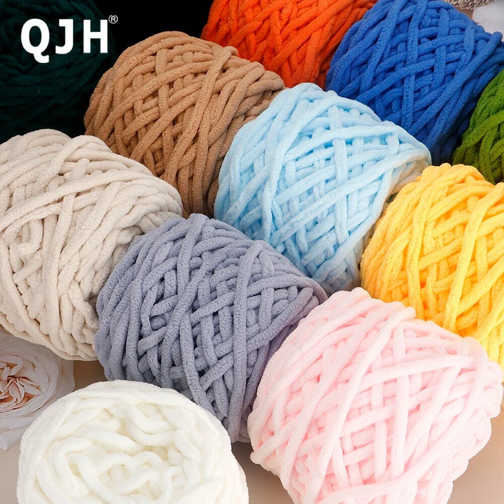 Пряжа QJH синяя шерстяная N15-2pcs-1set 2шт.