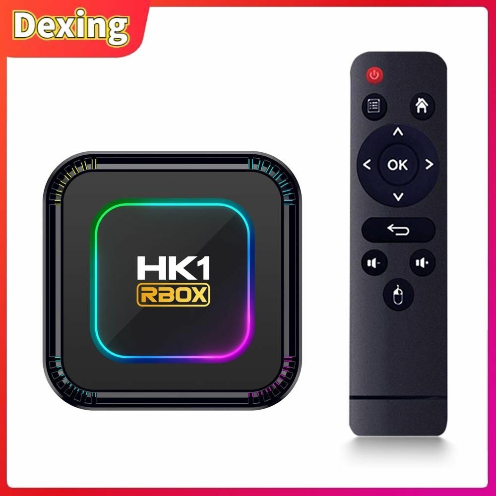HK1 RBOX K8 Android 13.0 Smart TV Box, Высокопроизводительный медиаплеер с поддержкой HDR10+, для просмотра контента в смарт-качестве