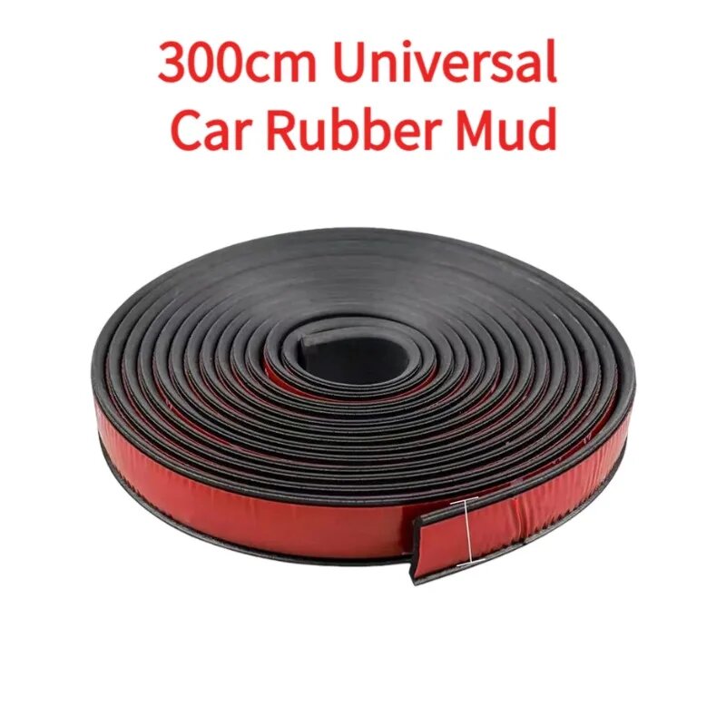 Универсальные резиновые брызговики для автомобиля 300 см, защита от брызг, расширители колесных арок, накладки на колесные арки, защита дверных проемов, уплотнительные полосы, накладки на пороги