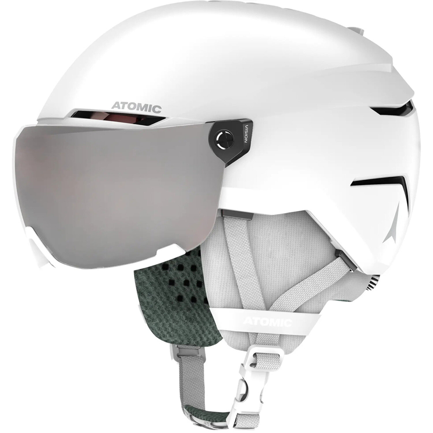 Горнолыжный шлем Atomic Savor Visor JR White Cat. 2 24/25 Белый, для детей , Белый