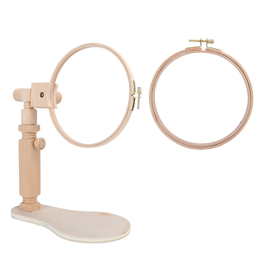 Вышивка деревянная обручаная подставка скрещенной строчки набор кольцевой рамы Регулируемые швейные инструменты