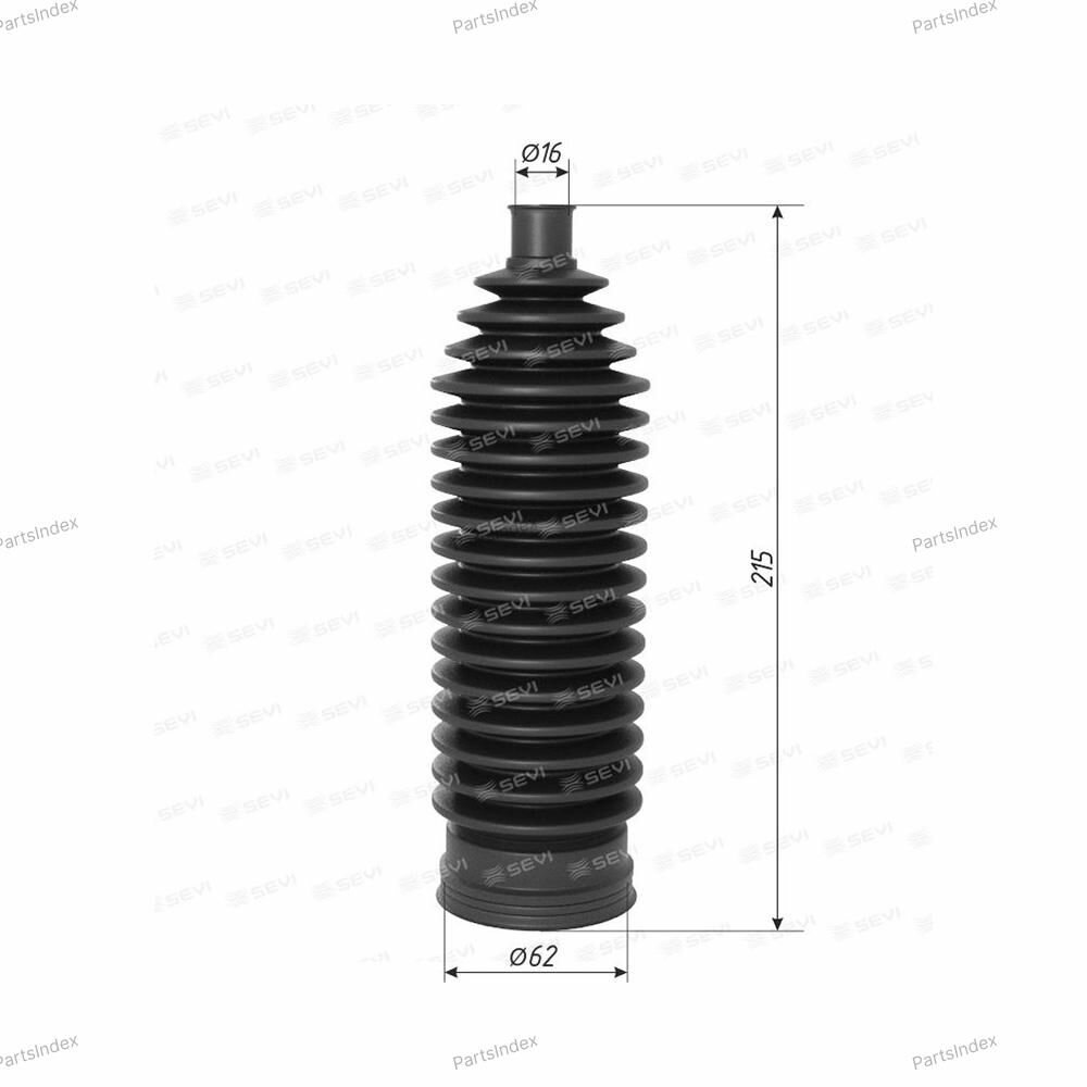 Чехол рулевой рейки для а/м BMW 5, 6, 7, X6, IVECO DAILY 3, 4, SEVI 61791561