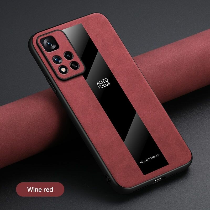 Чехол на Xiaomi Redmi Note11 Pro/Note11 Pro+Plus /Xiaomi 11i 5G 5G (Редми Нот 11 Про/Нот 11 Про Плюс/Сяоми 11i 5G) Роскошная кожа противоударный с защитой камеры