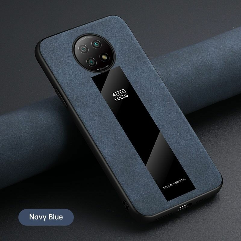 Чехол на Xiaomi Redmi Note 9 5G (Редми Нот 9 5G ) Роскошная кожа противоударный с защитой камеры