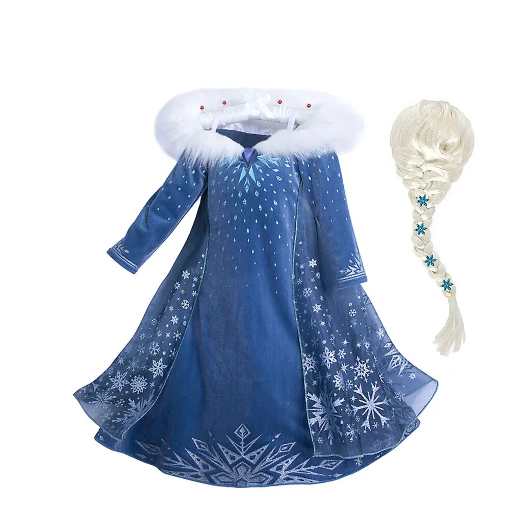 Платье Эльза Disney для девочки 3T(110), elsa outfit 02