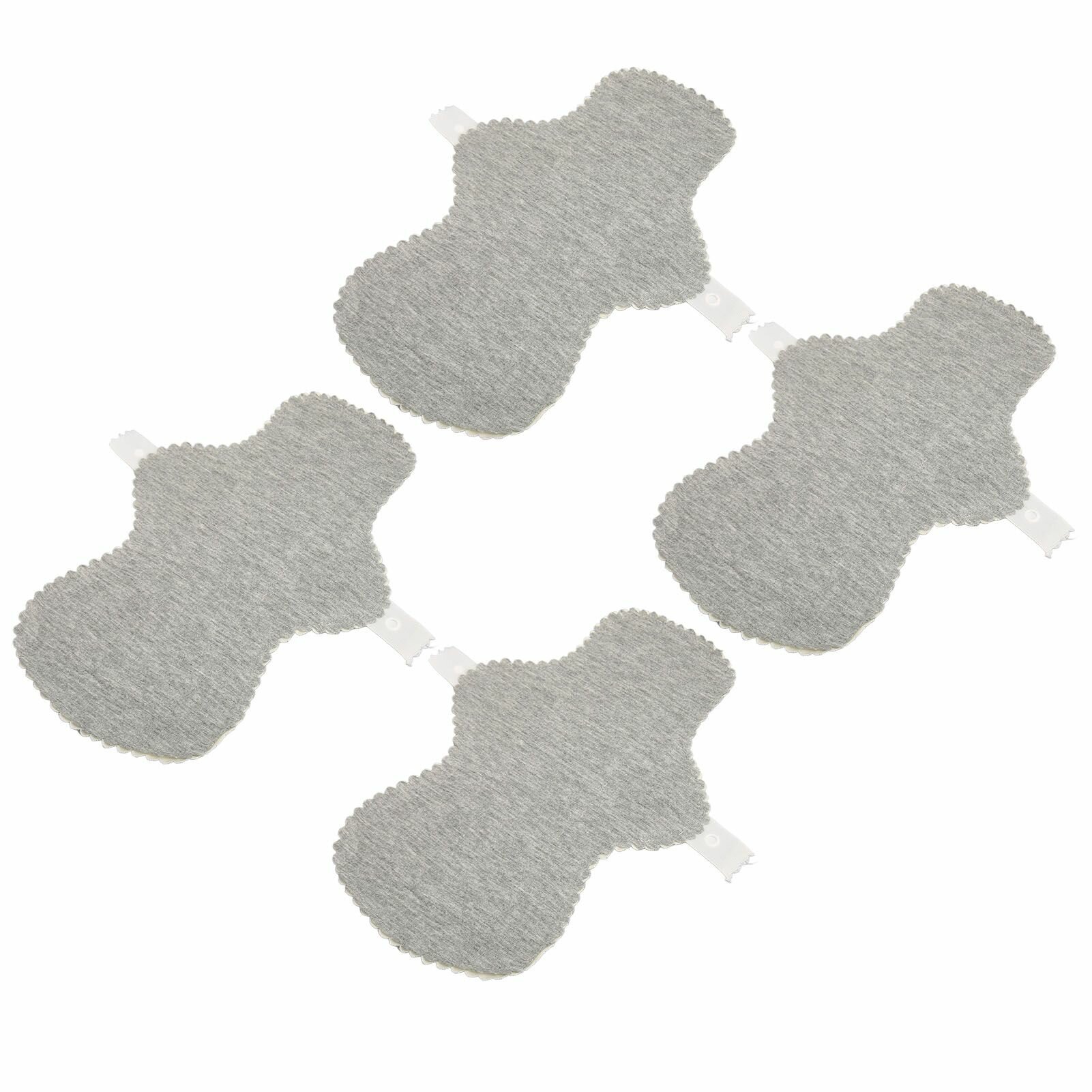 4 шт. тканевых прокладок для женщин, графеновые, дышащие, водоотводящие, многоразовые гигиенические прокладки