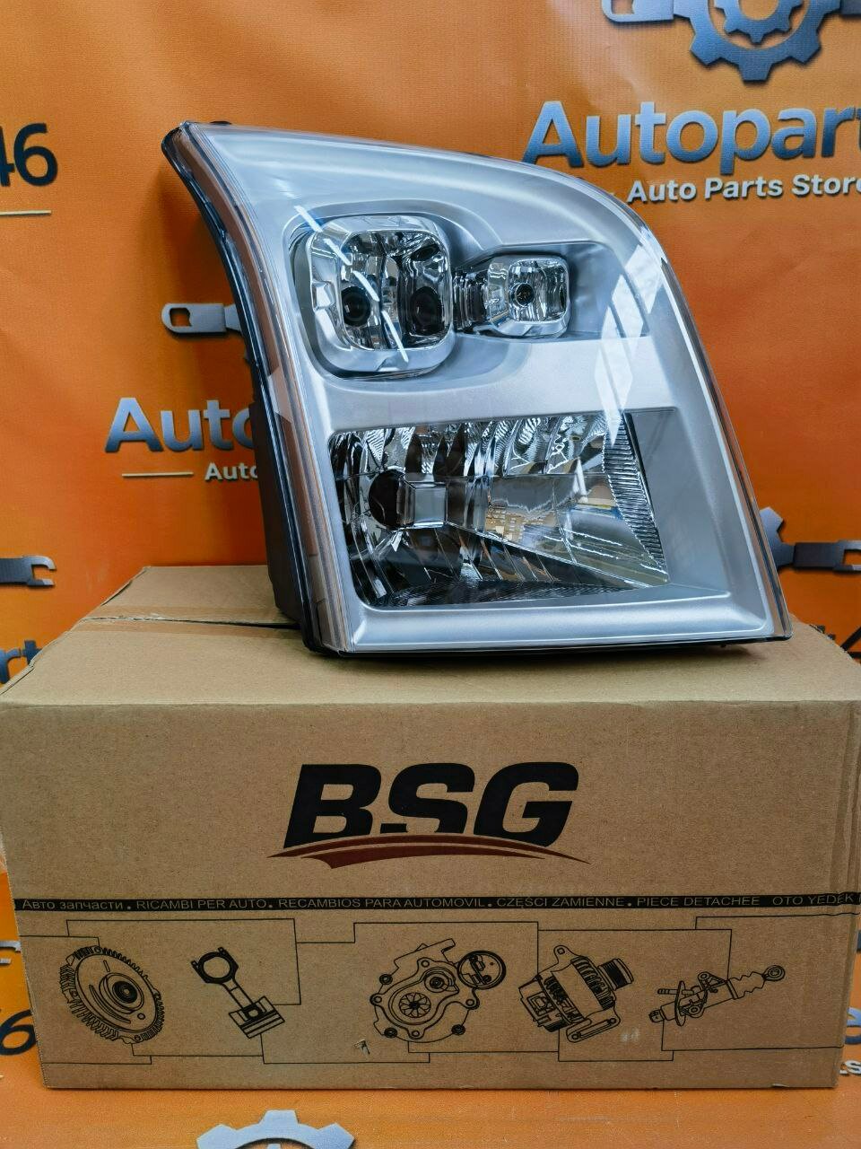 Фара правая под корректор Форд Транзит, Ford Transit. Турция