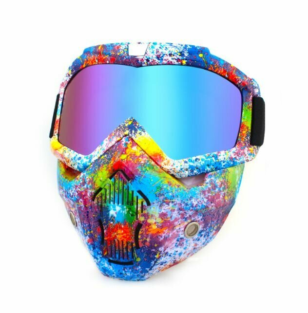 Маска для гидробола, орбибола, мотокросса. Маска тактическая.