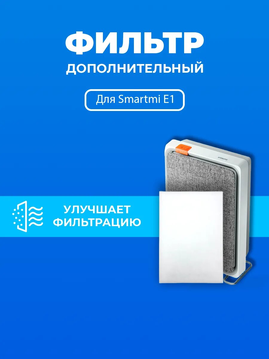 Фильтр PREfiltr, для очистителя Smartmi, противоаллергенный, 36х26 см, 5 шт
