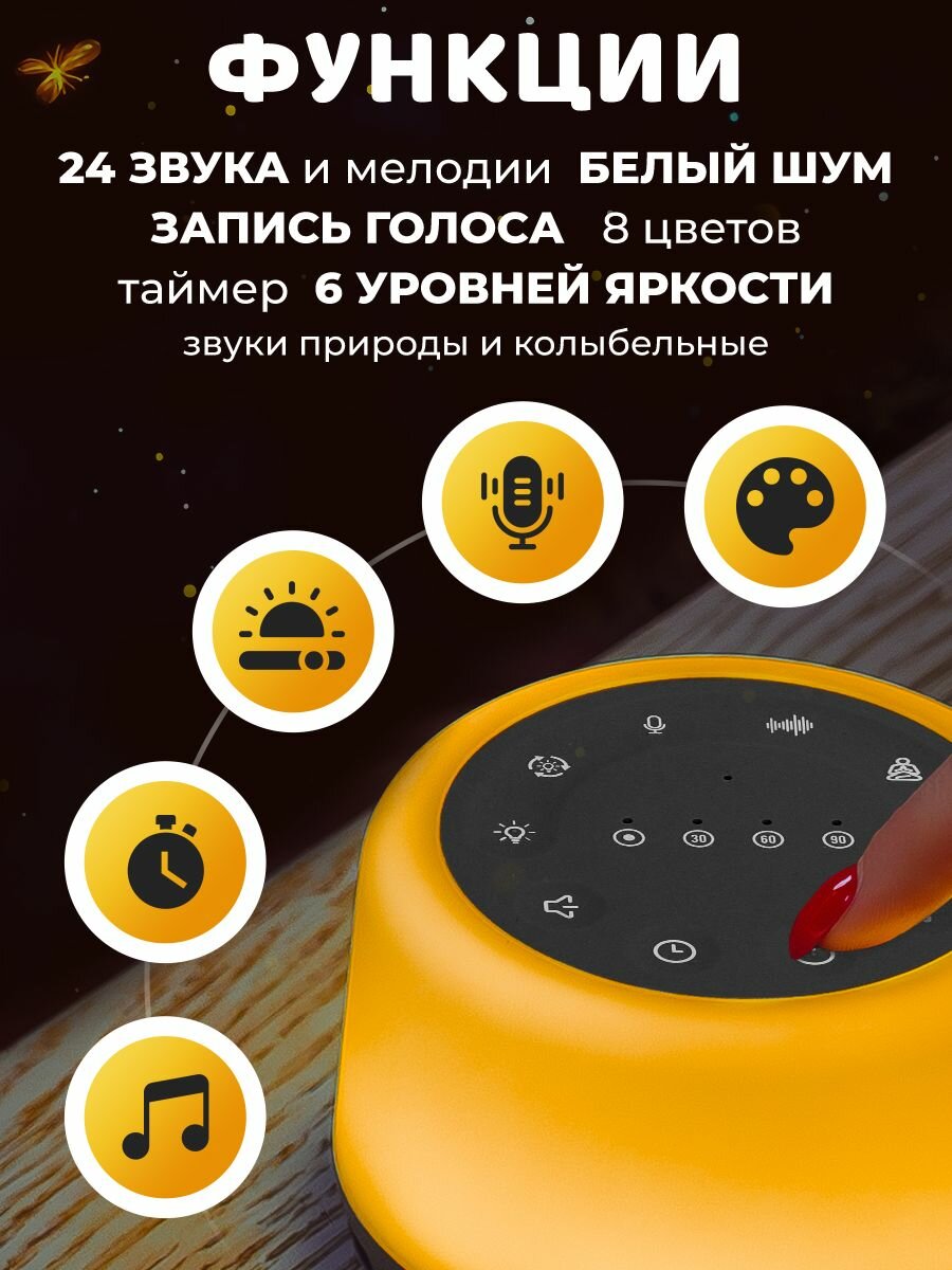 Ночник с белым шумом — фото 1