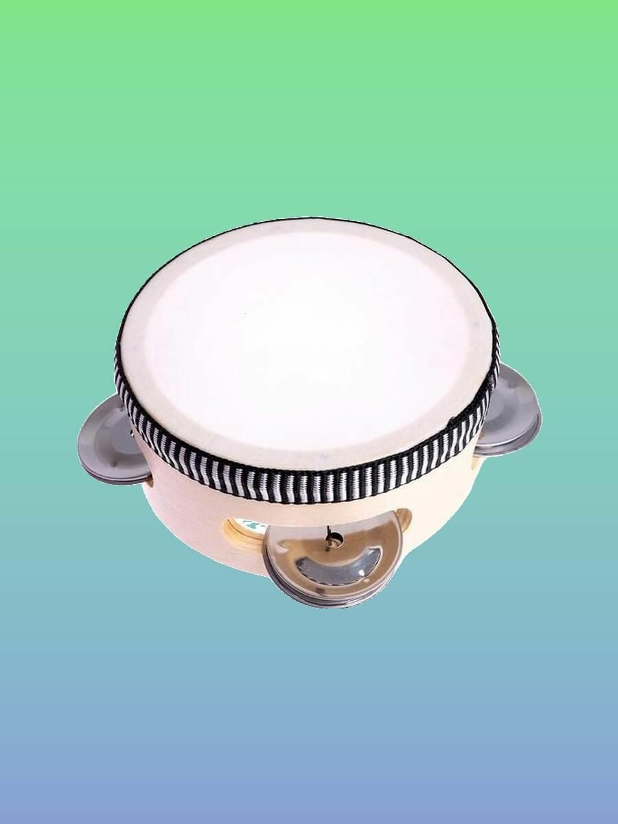 Бубен детский Классика 6 тарелок, 10 10 4,5 см