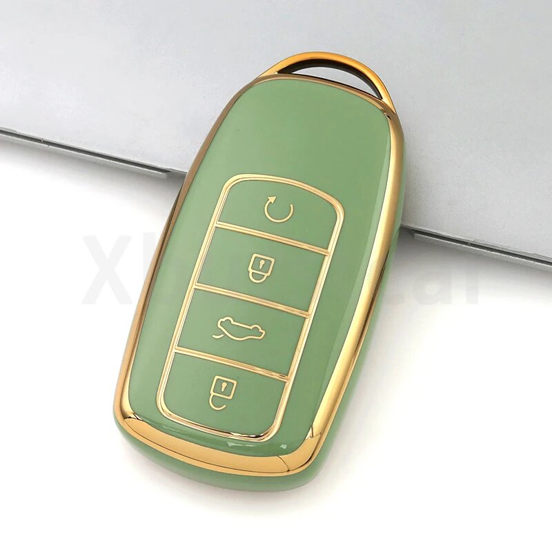 Чехол для автомобильного ключа для Chery Tiggo 4 5X 7 Pro 8 Exeed Txl Tx Lx Tiggo 8 green cover(GLD)