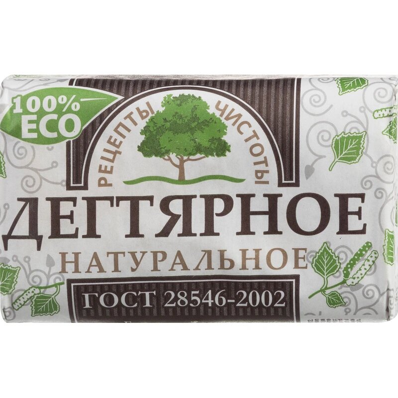 Мыло твердое дегтярное 200г